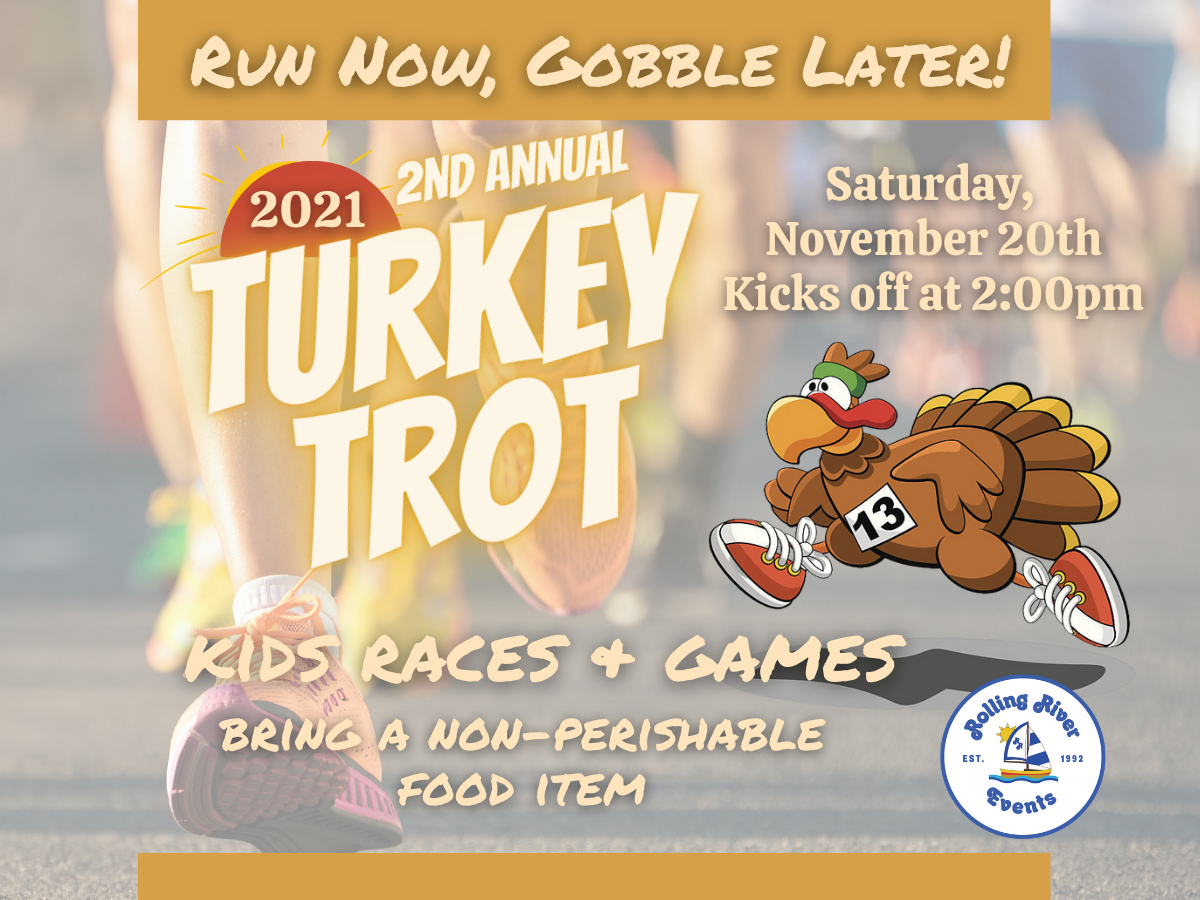 Turkey Trot Event: Kids Races November 20 - Rolling River Day Camp
